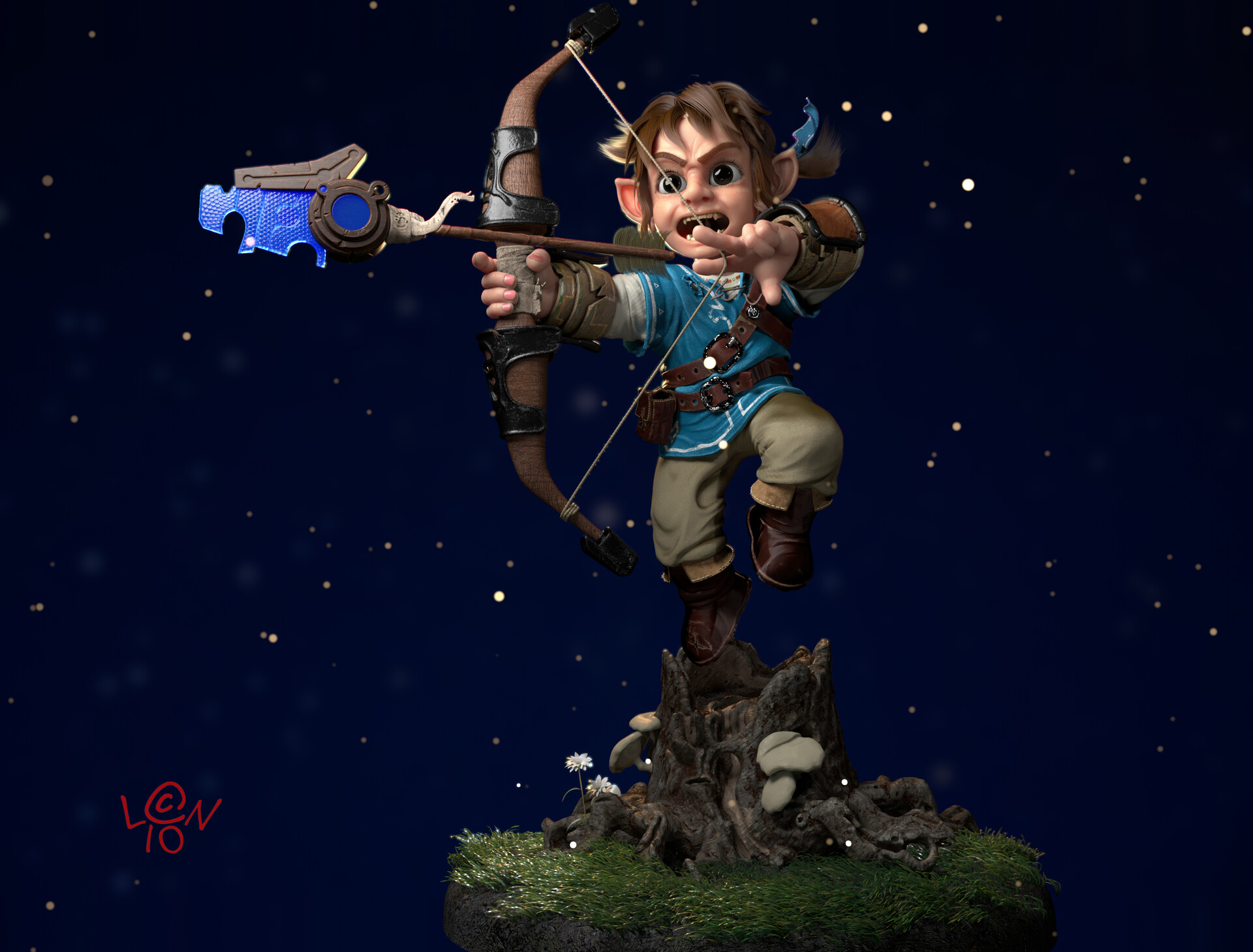 ArtStation - Legend of Zelda Link re-stylized