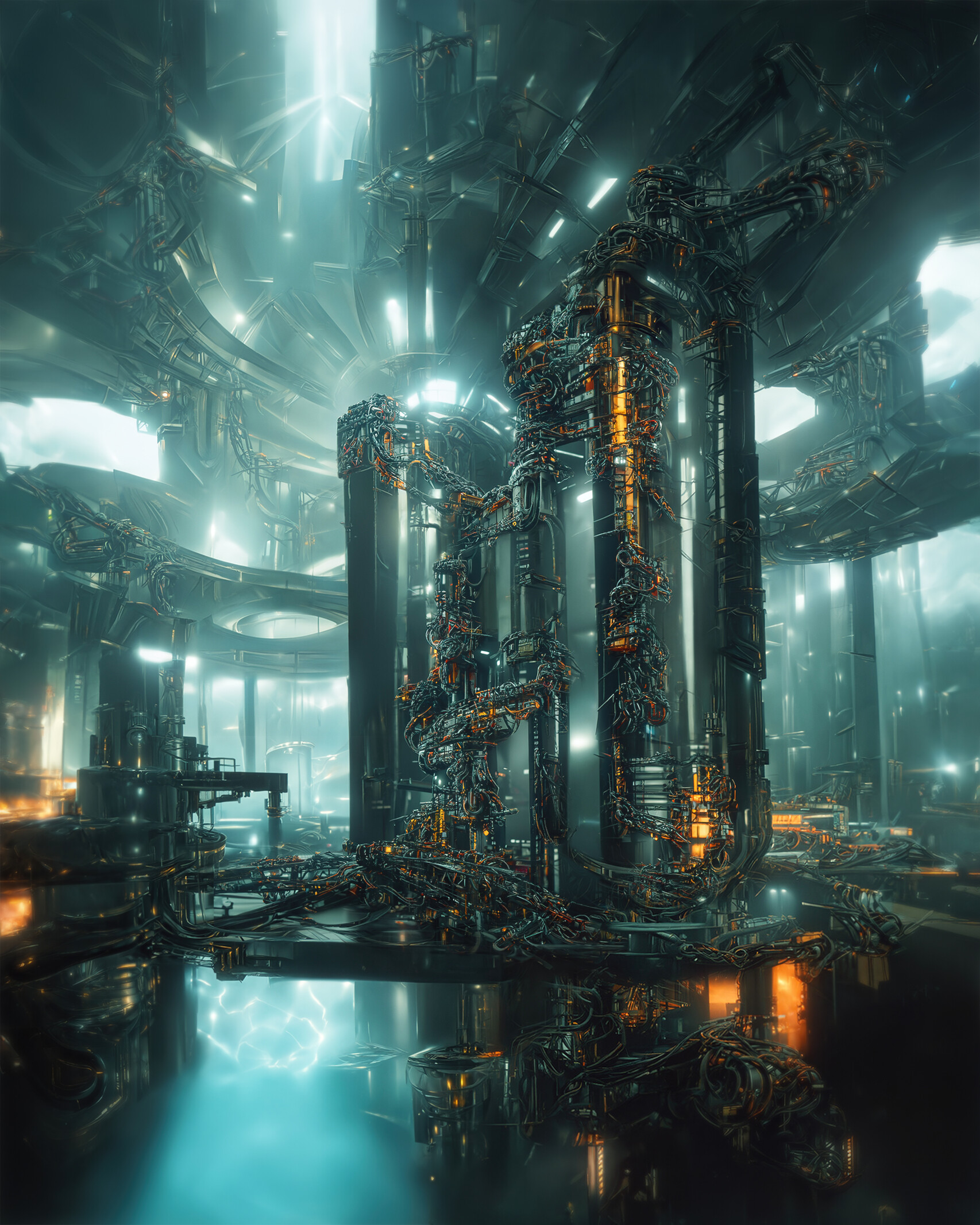 ArtStation - Mechanical Overgrowth