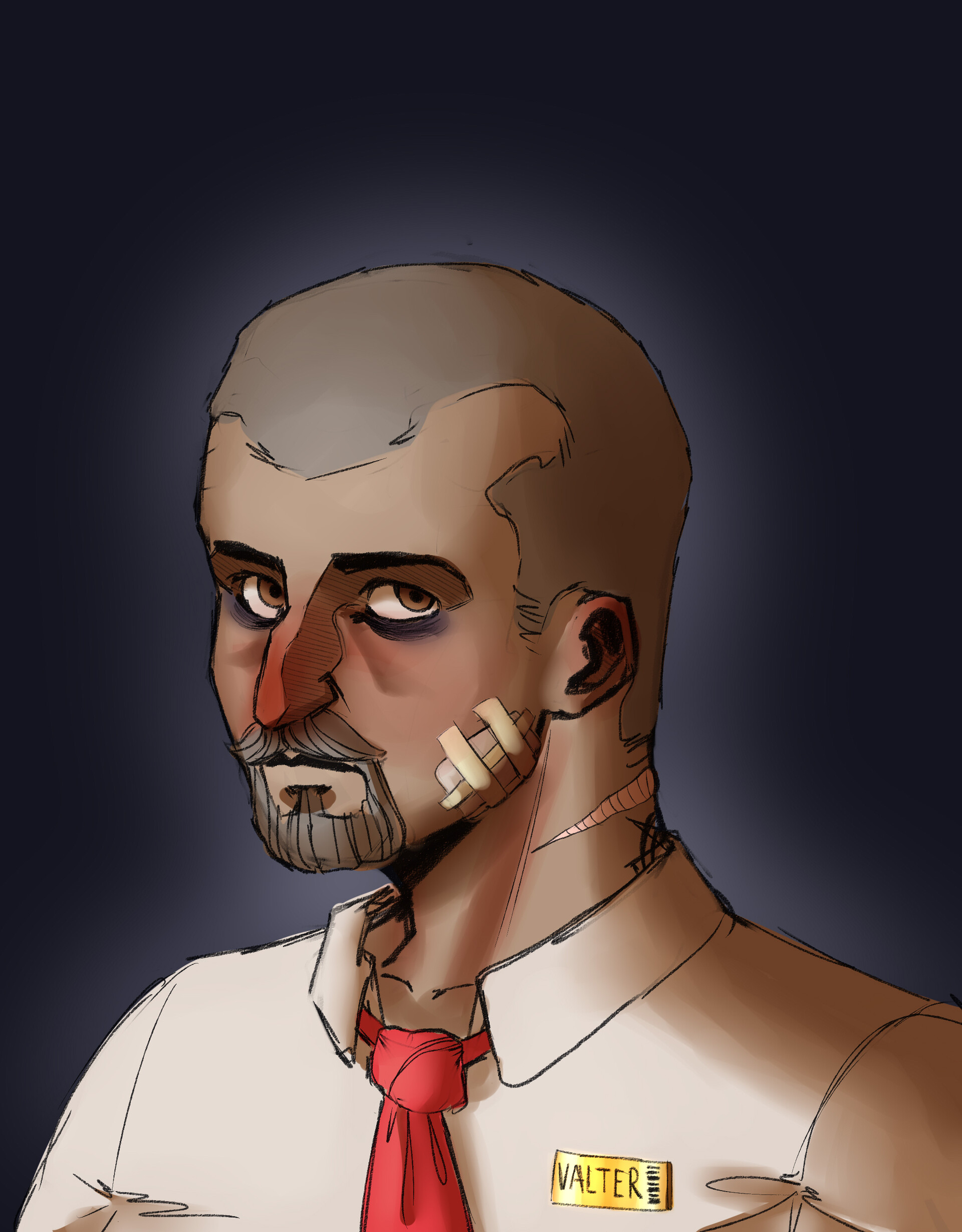 ArtStation - OC "Valter" Paranormal Agent