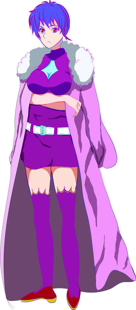 ArtStation - character design for game 2d with Ilusstrator