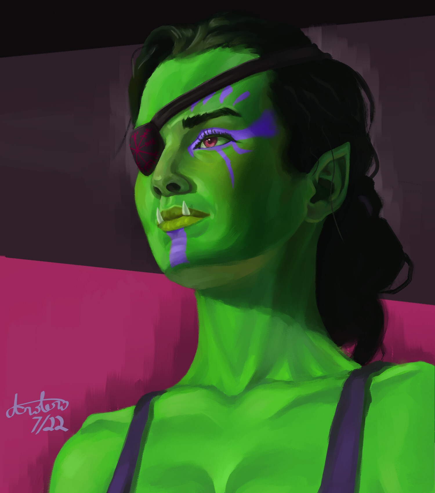 ArtStation - Half Orc Ranger