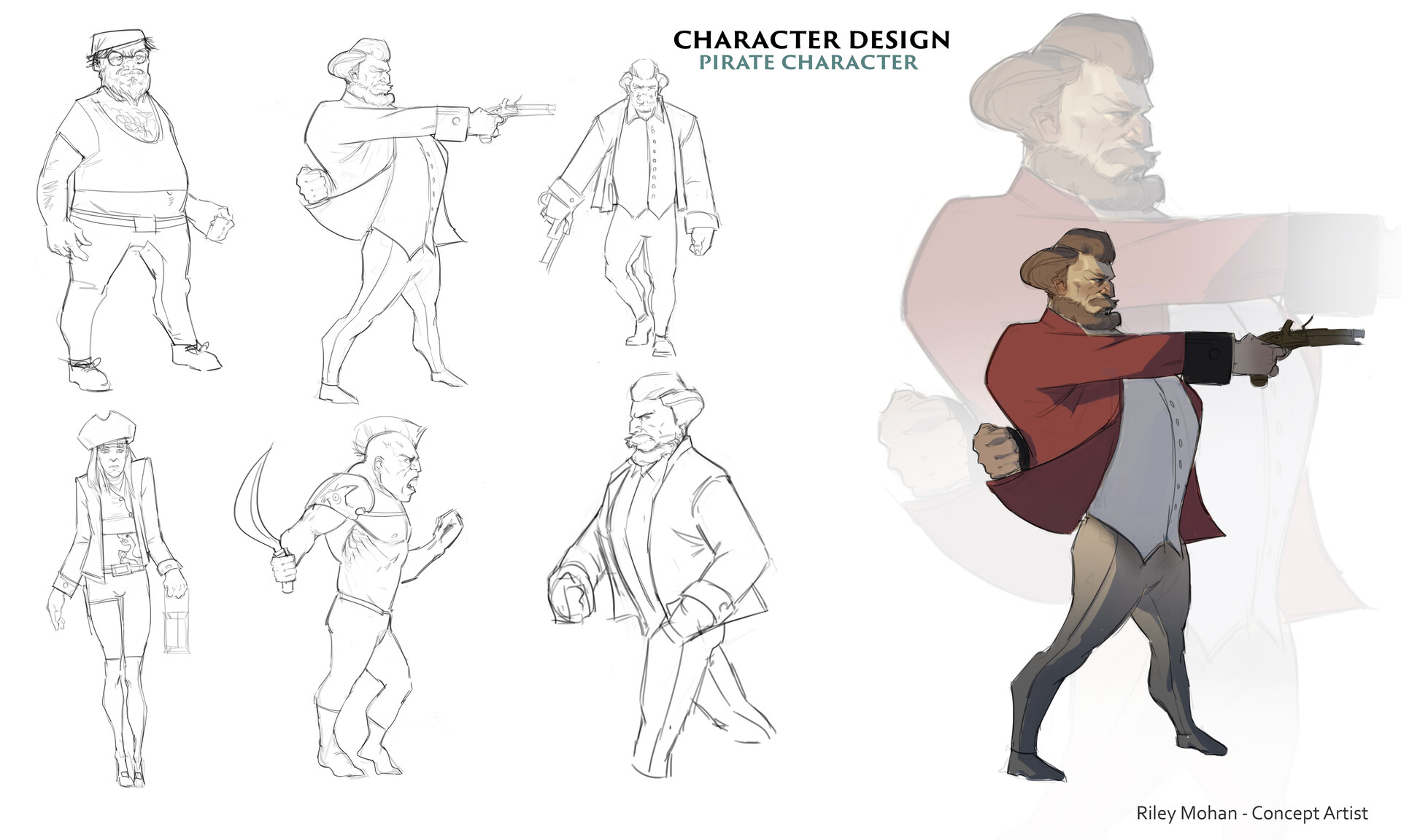 ArtStation - Ship Captain Design