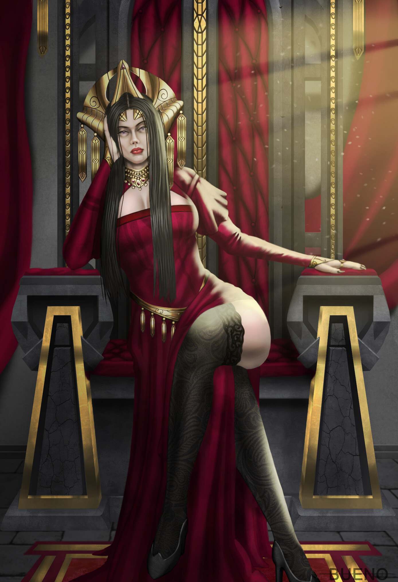 ArtStation - Queen of The Distant Future