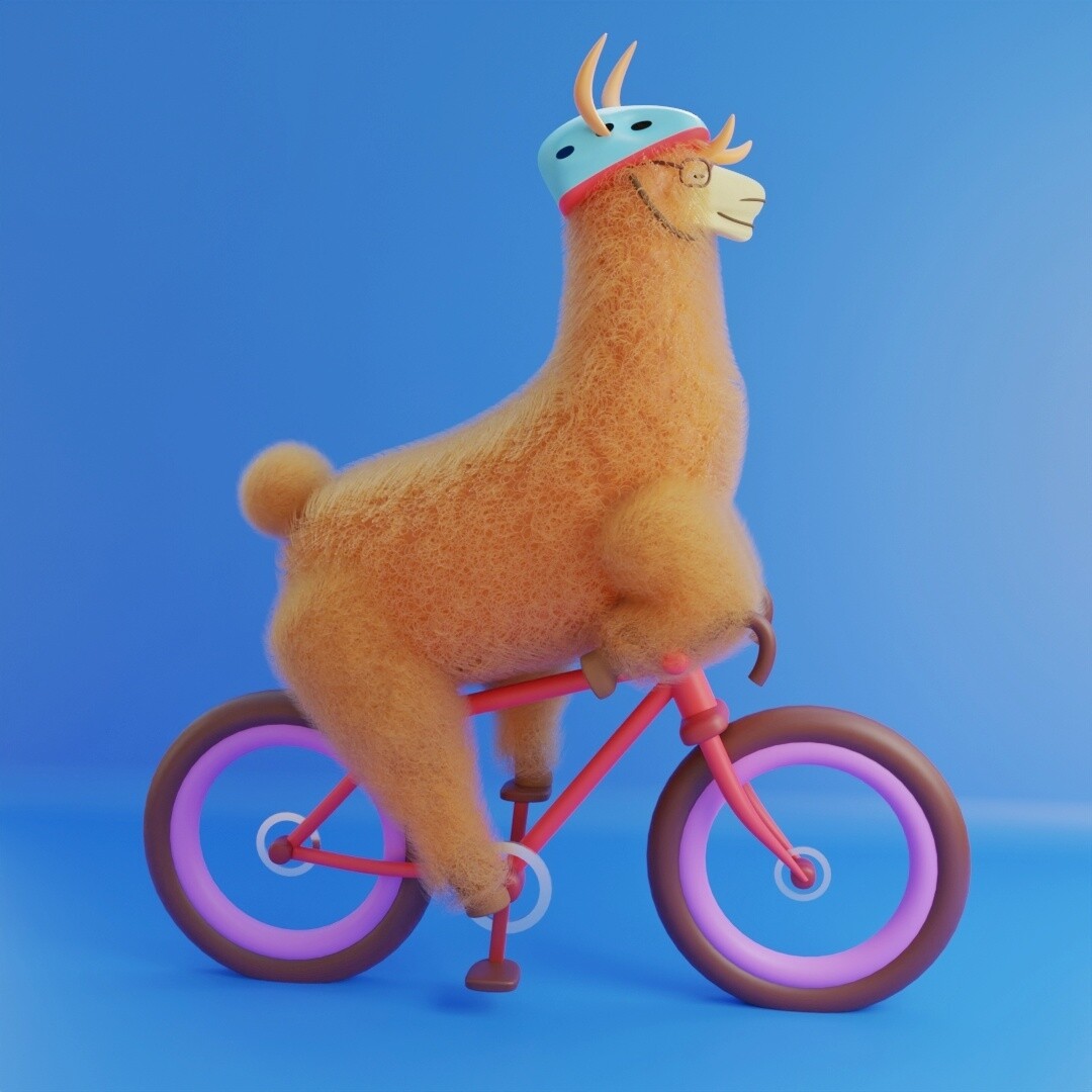 ArtStation - Biker Lama