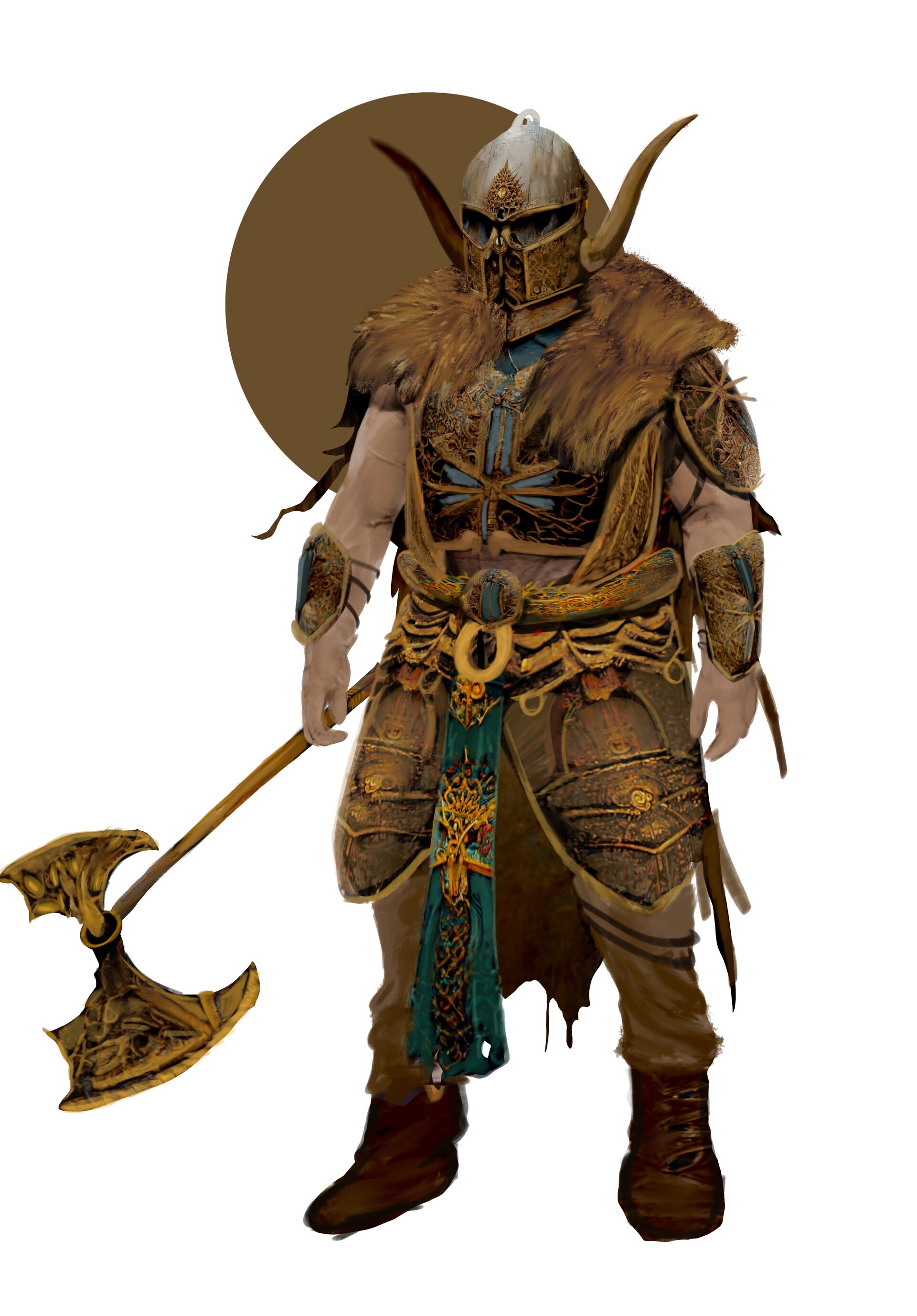 ArtStation - Barbarian concept