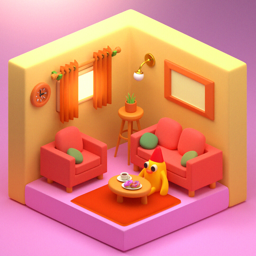 ArtStation - Chicken's living room