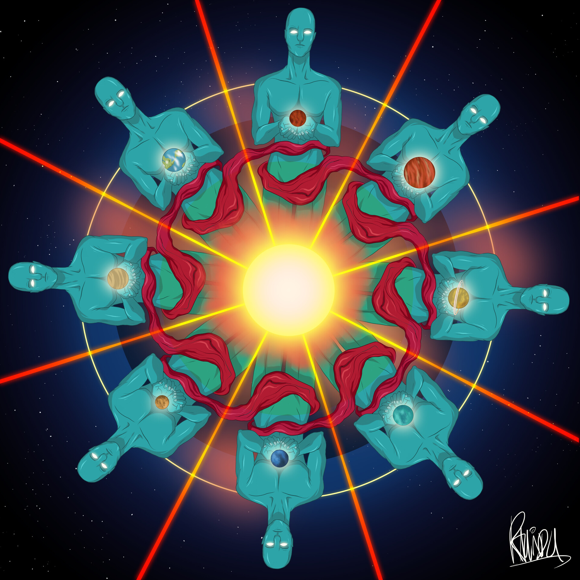 ArtStation - DANCE OF THE COSMOS