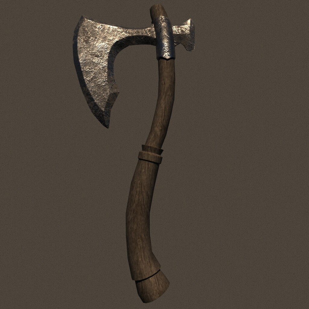 ArtStation - Axe Texturing