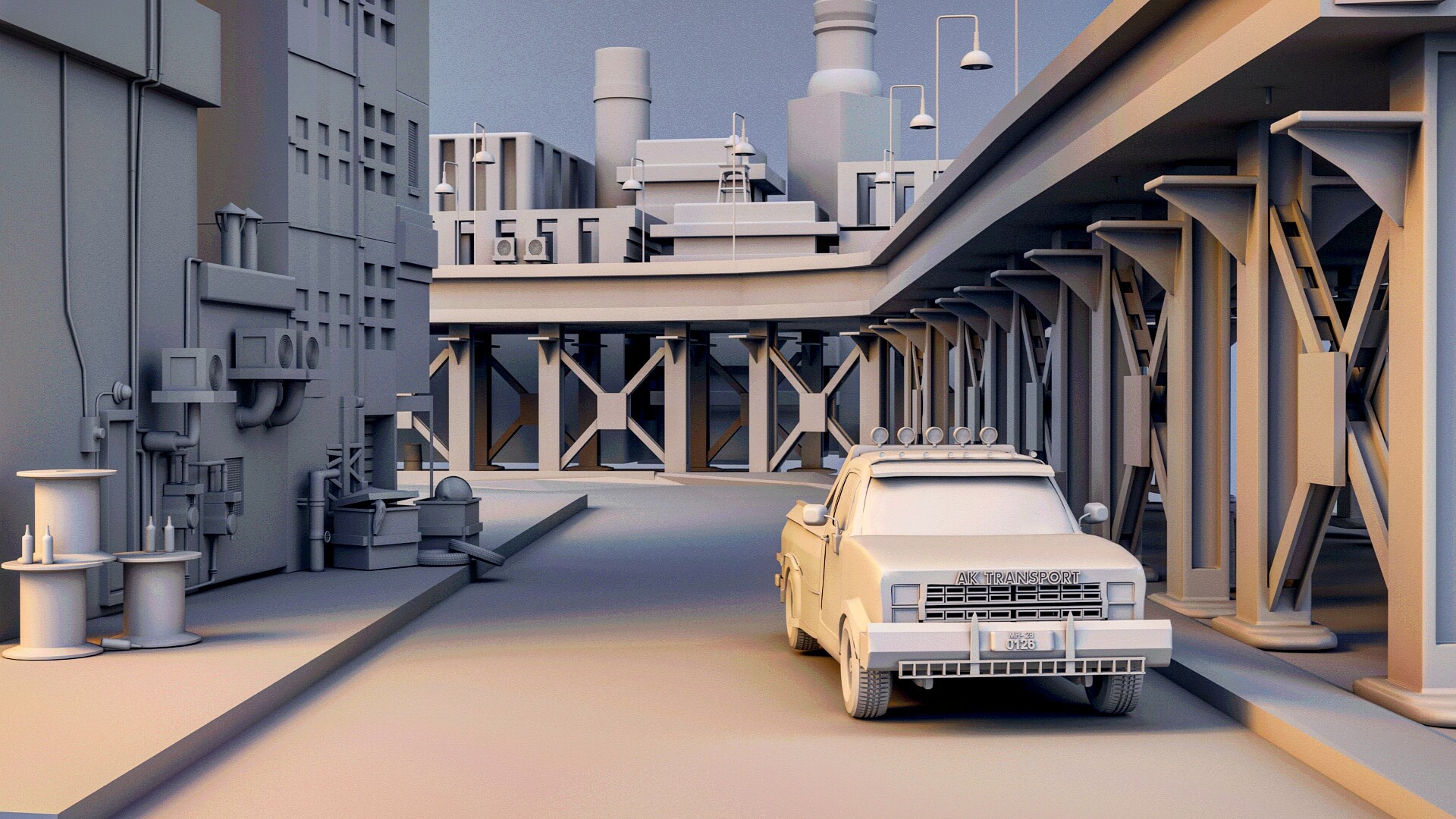 ArtStation - 3d bg model