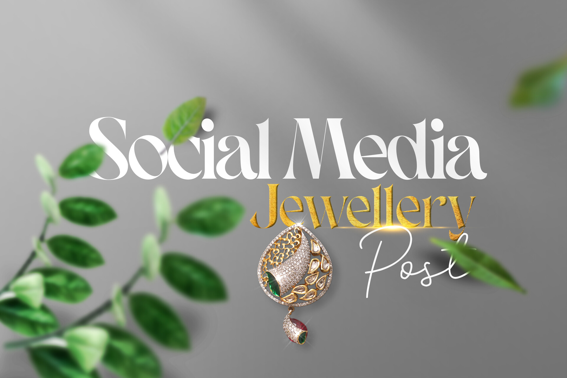 ArtStation - Jewellery Social Media Post Design (work by Make Me Brand)
