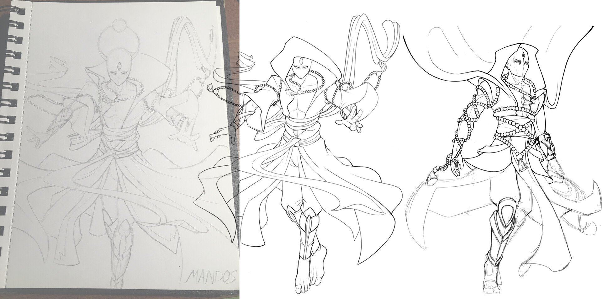 ArtStation - Vala Mandos Design Process