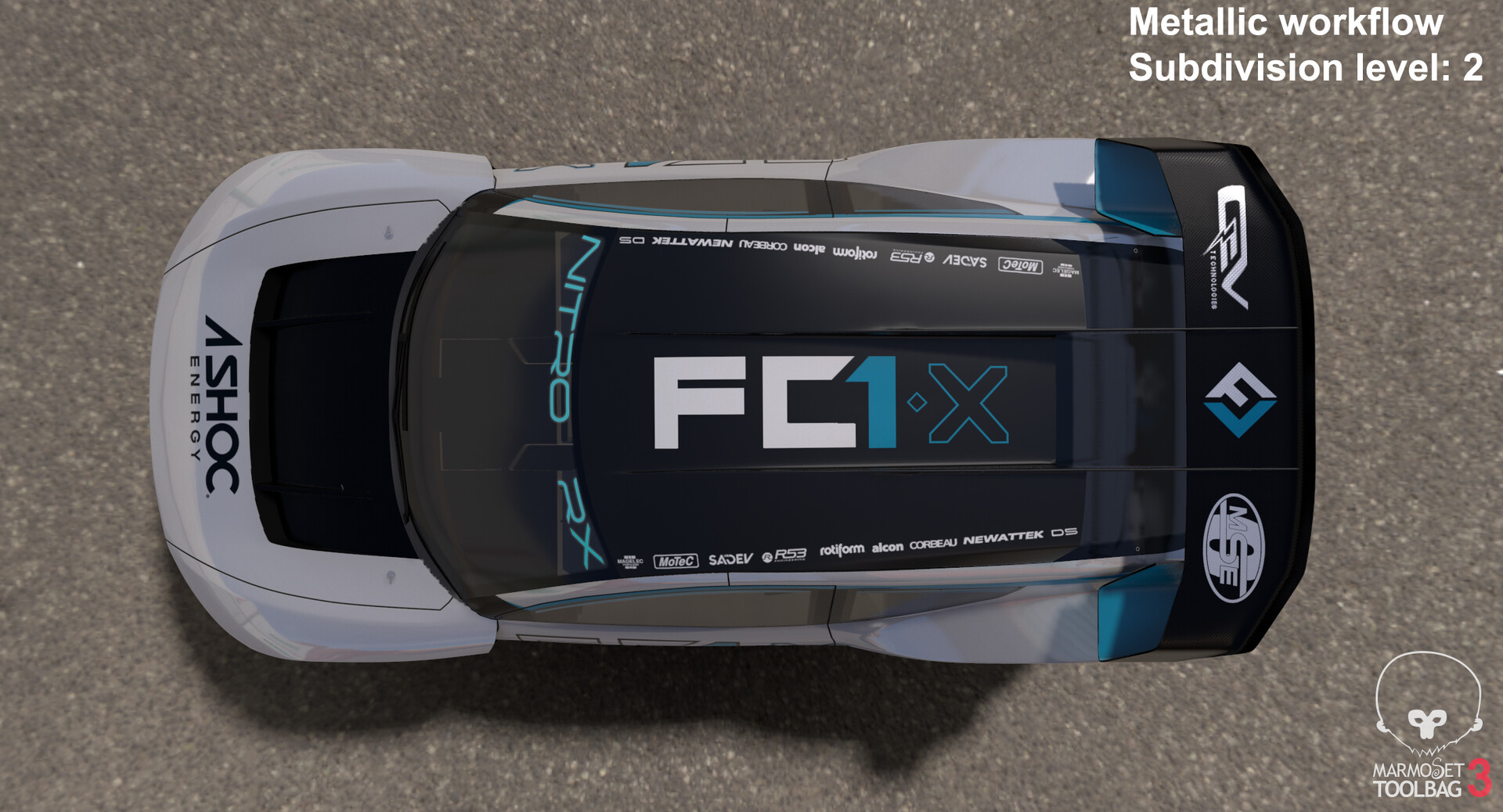 RaceArt by S_and_O - 3D model FC1-X Electric Rallycross SUV