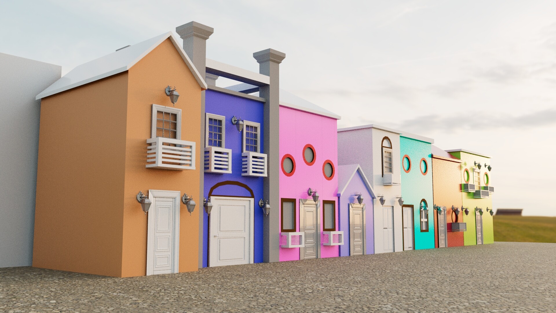 ArtStation - 3D Buildings