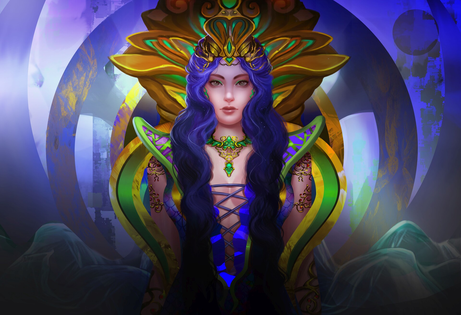 ArtStation - Fantasy madusa Charecter