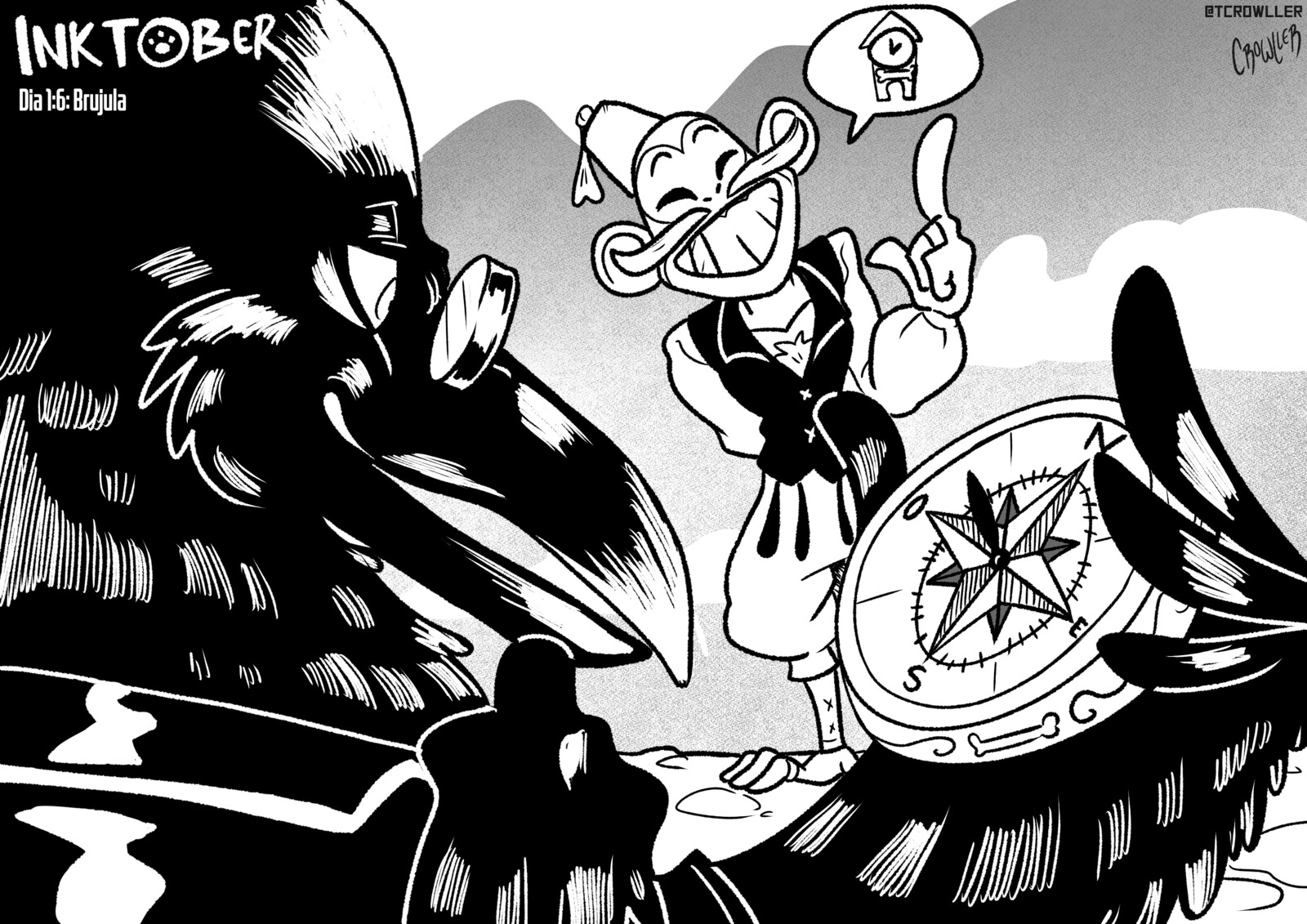 Crowller - INKTOBER 2021 PT 2