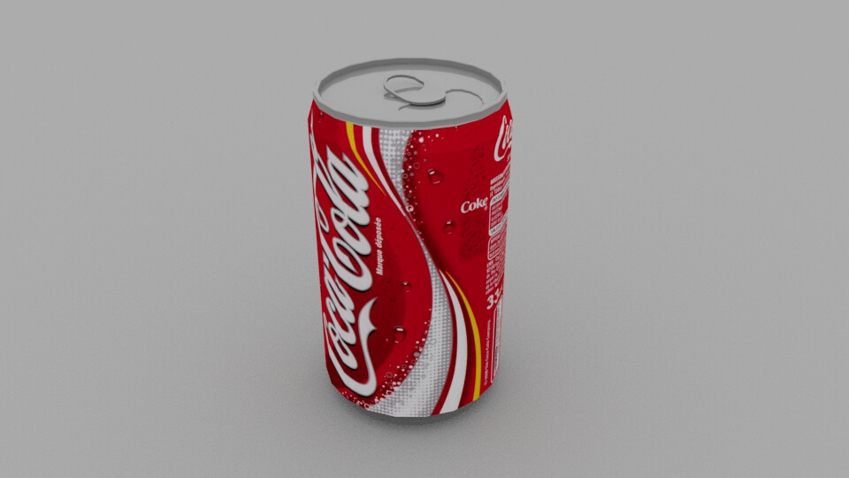ArtStation - COKE 3D MODEL