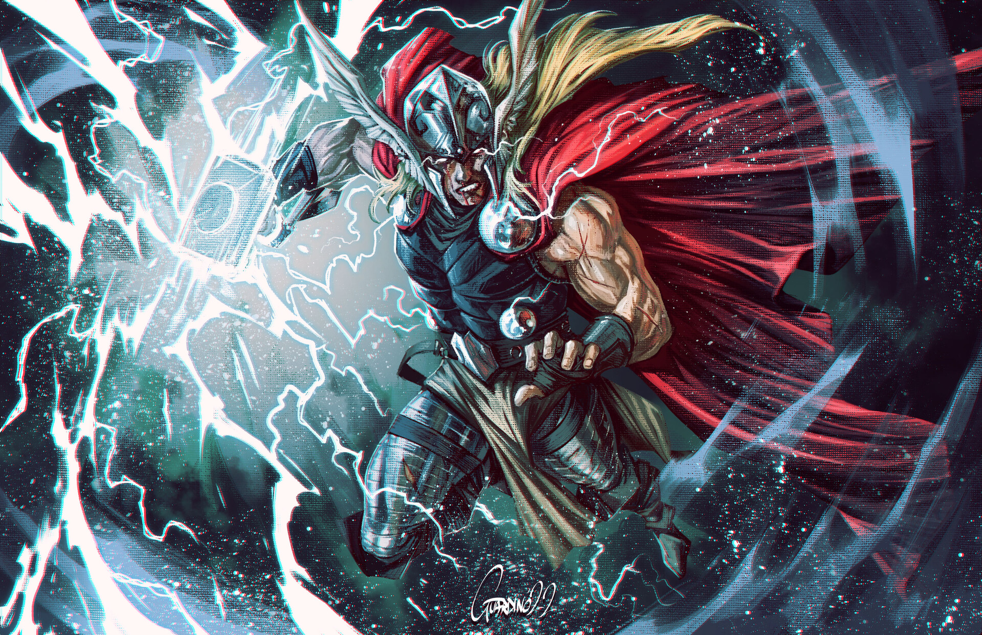 The God of Thunder, Andrea Guardino : r/Thor