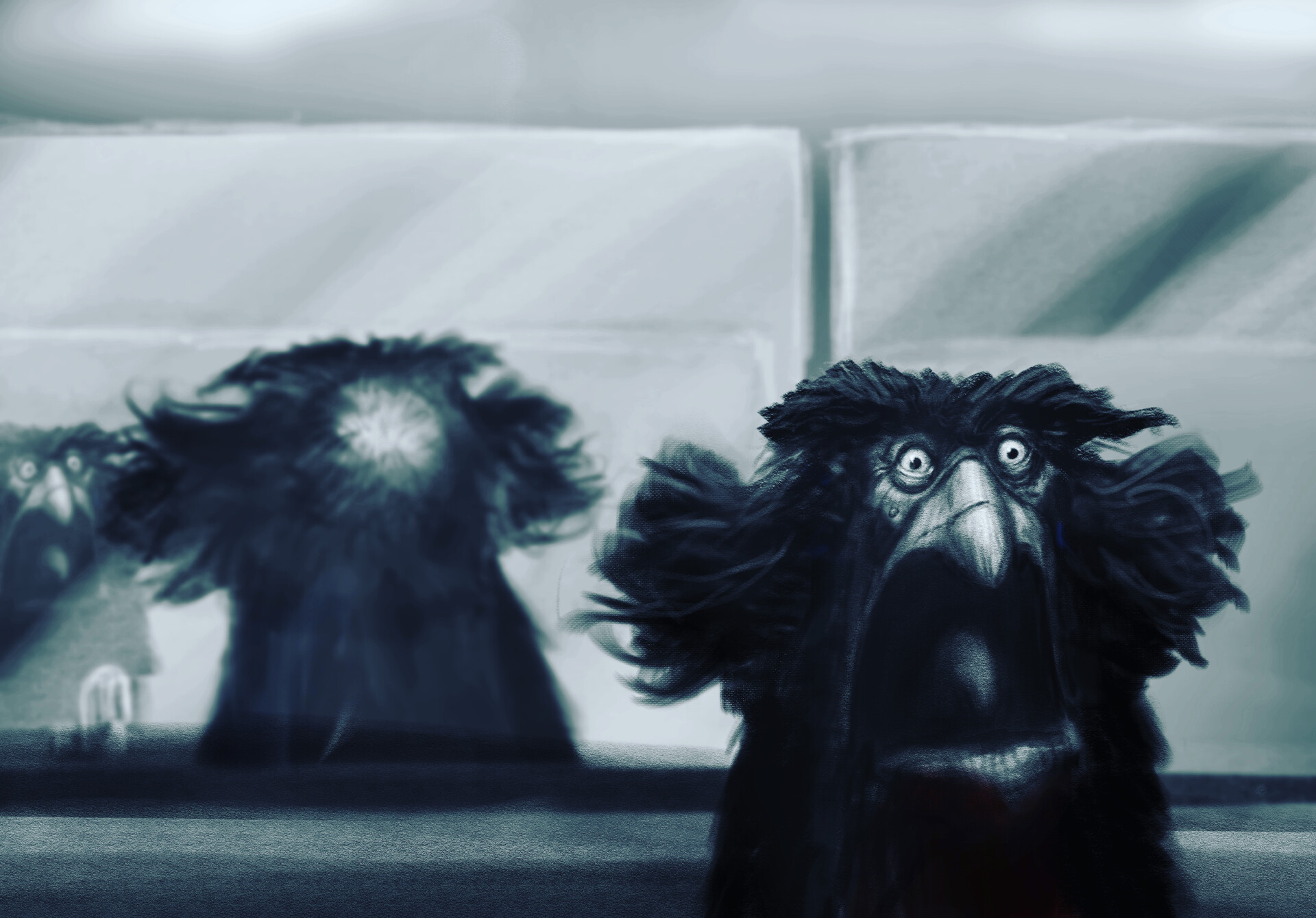 ArtStation - 50th birthday surprise for the crow