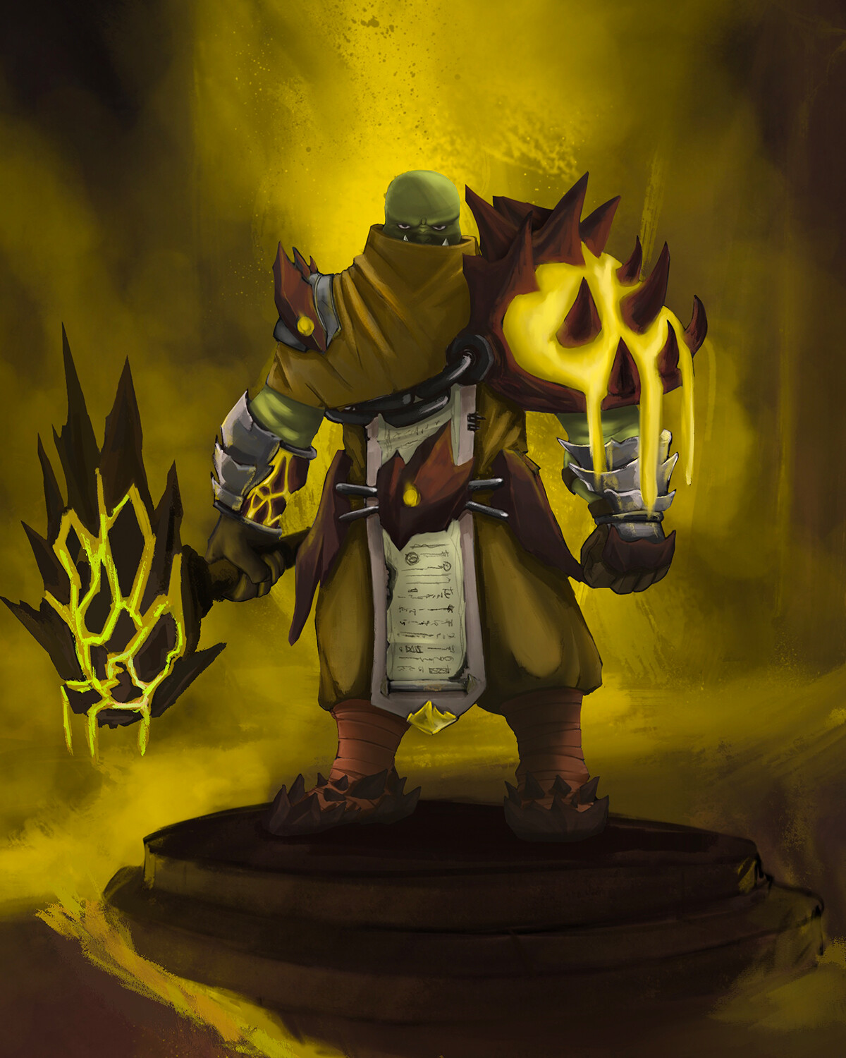 Ruggierini - Fire monk Orc