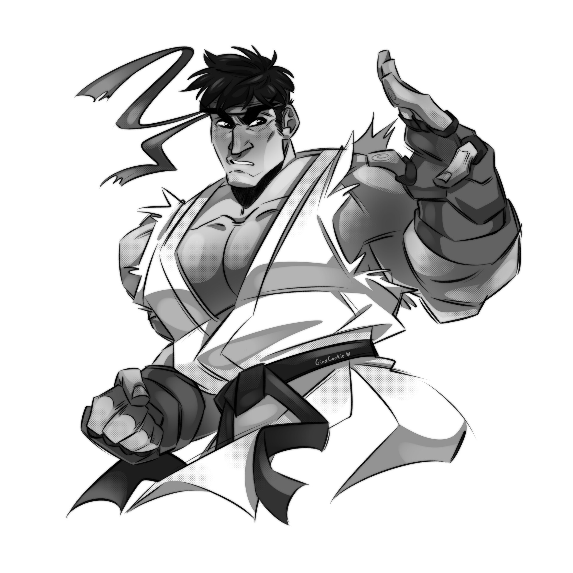 ArtStation - Ryu and Rengoku