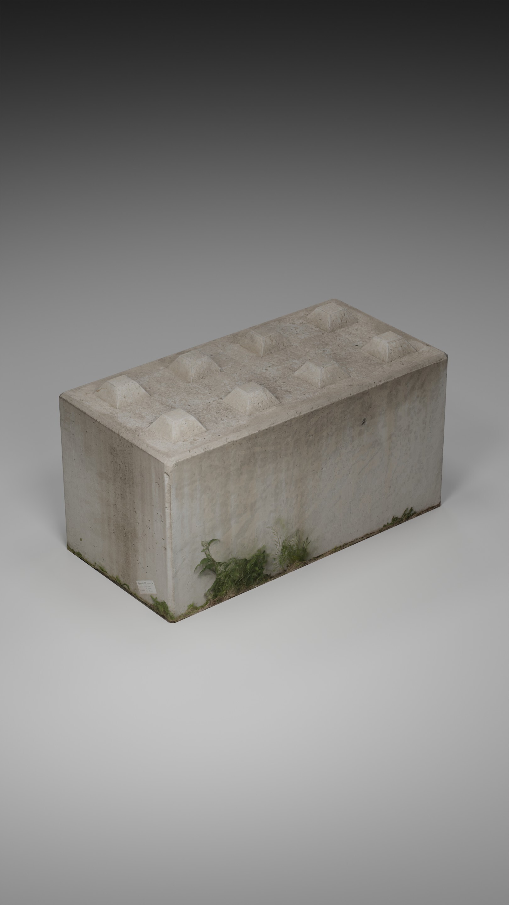 ArtStation - Concrete road block - photogrammetry