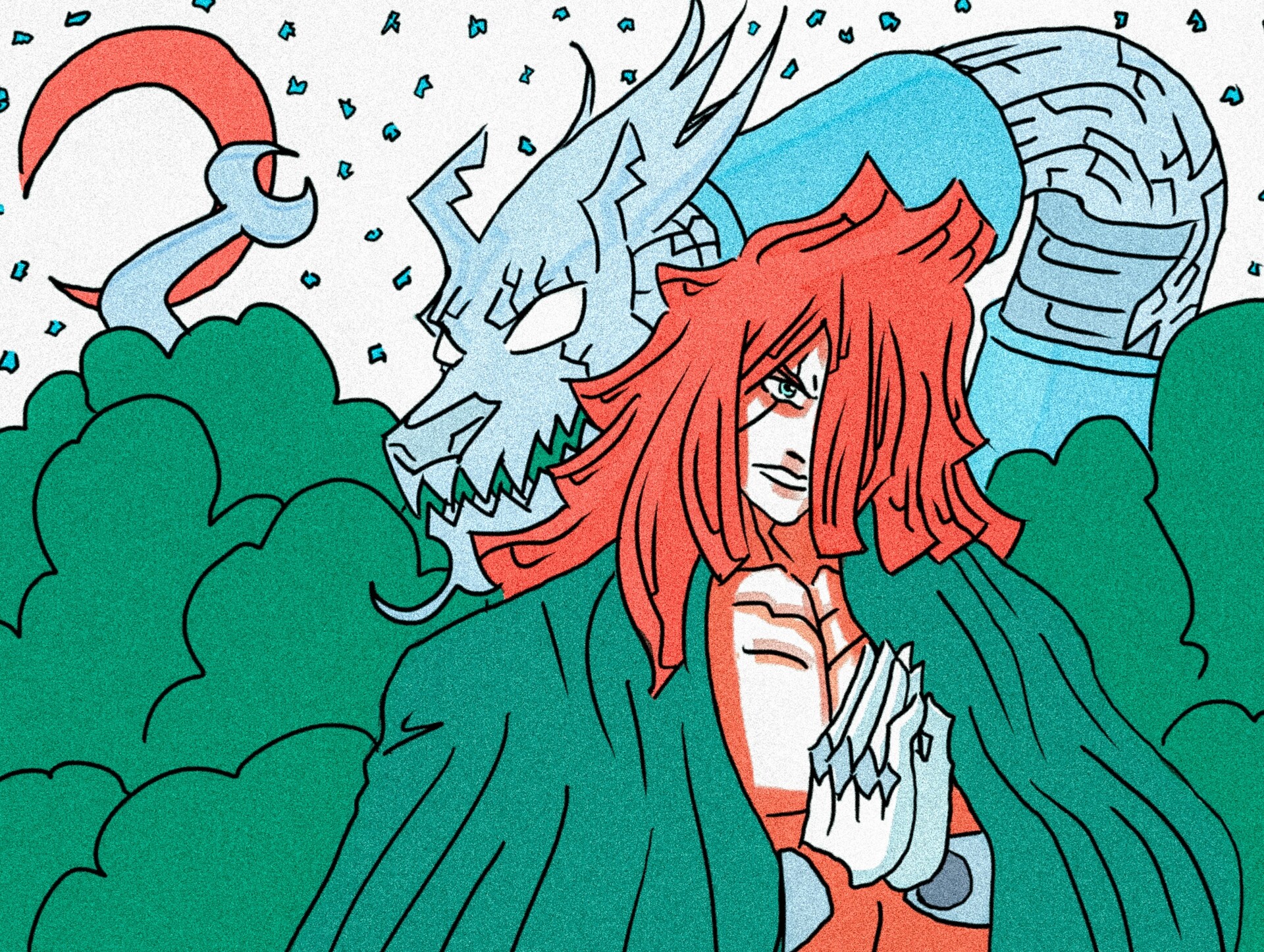 ArtStation - Red Moon/Silver Fang