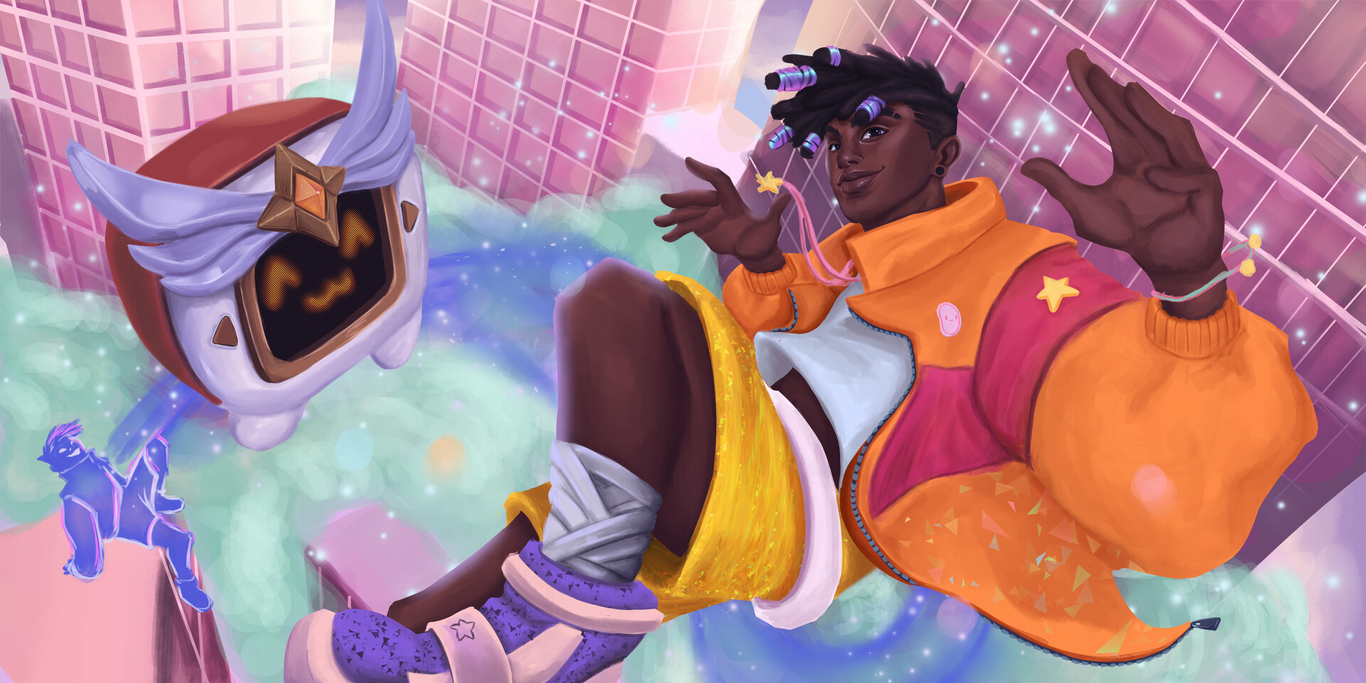 ArtStation - Casual Ekko Star Guardian - FANART