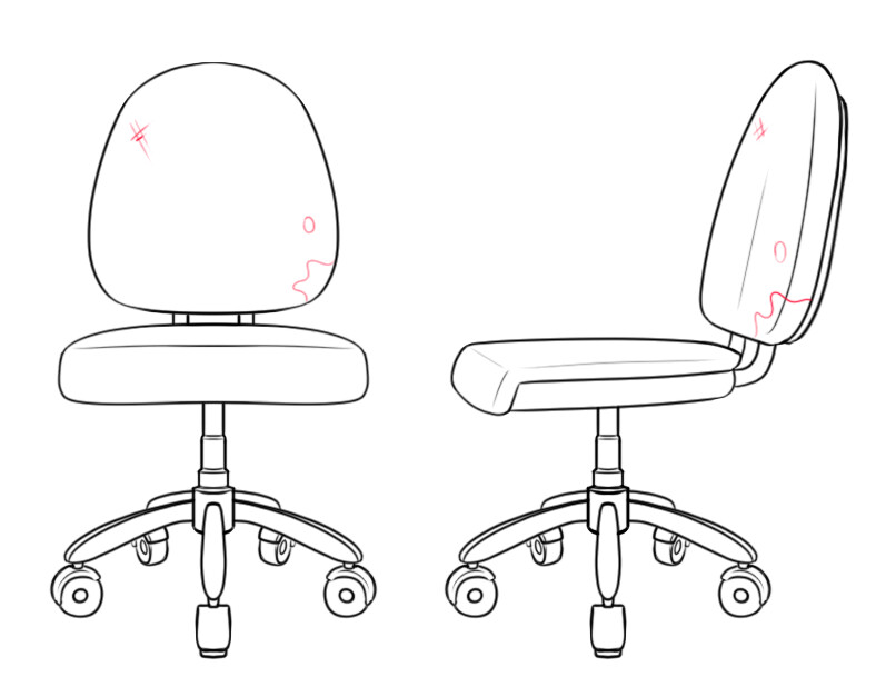 ArtStation - Chair and Furniture design lineart