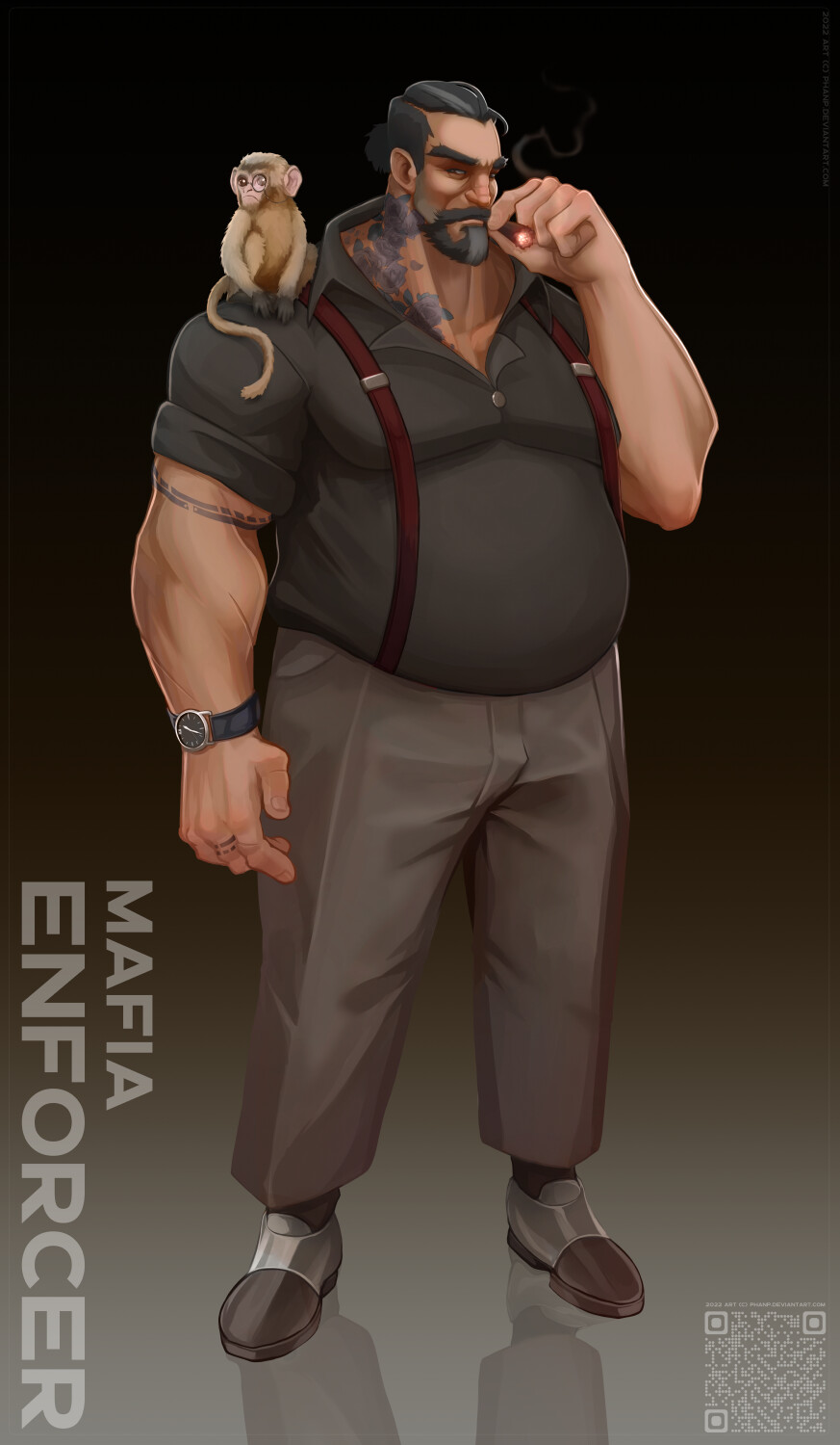 ArtStation - Adopt #79 - Mafia Enforcer