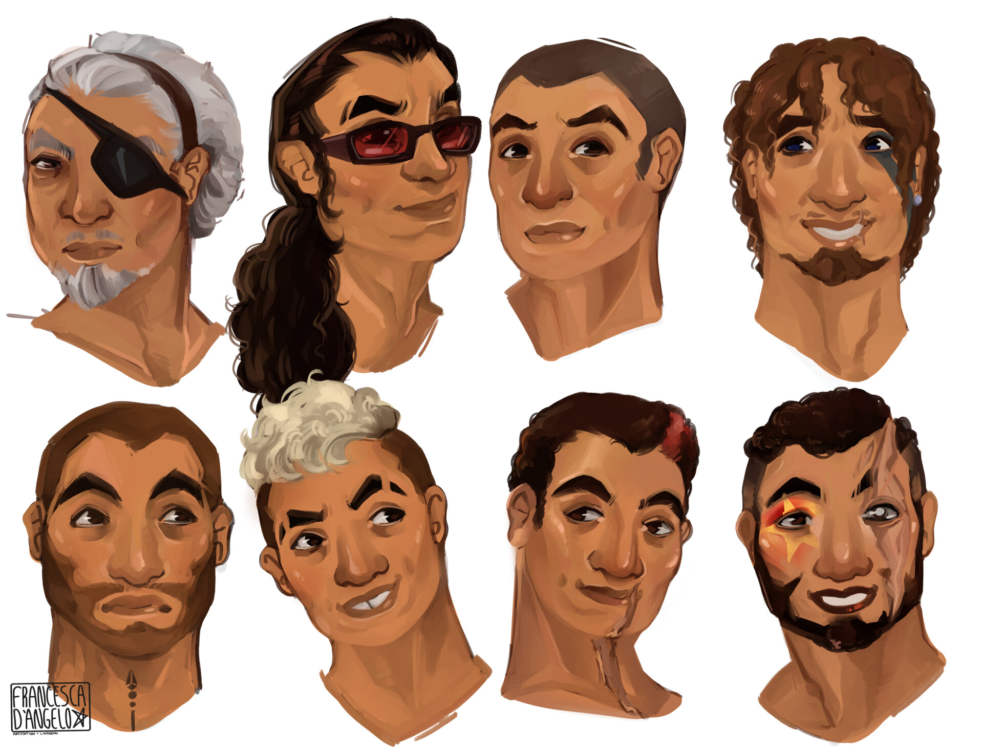 ArtStation - Clone Trooper OCS 1 - Headshots