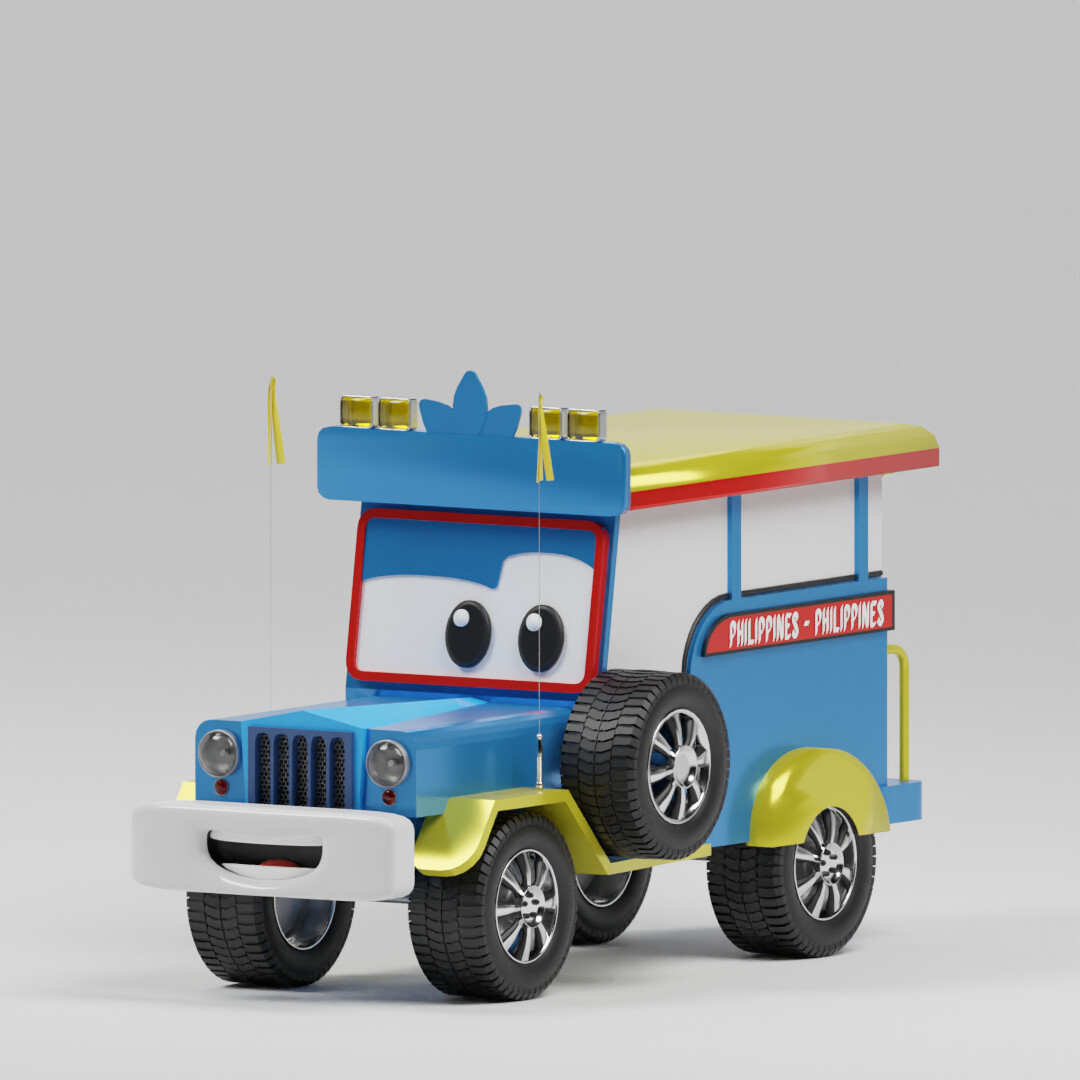 ArtStation - Stylized Jeepney