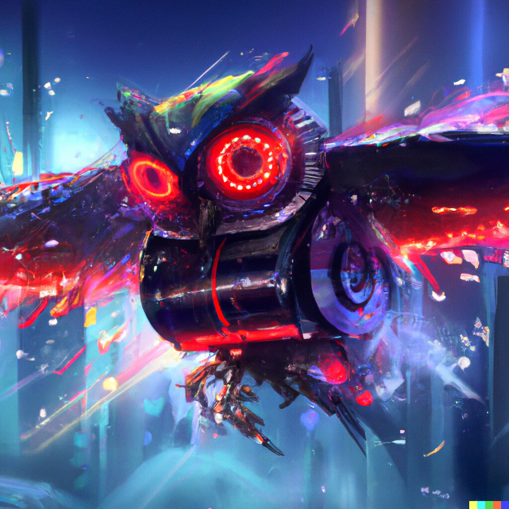 ArtStation - Cyberpunk Owls