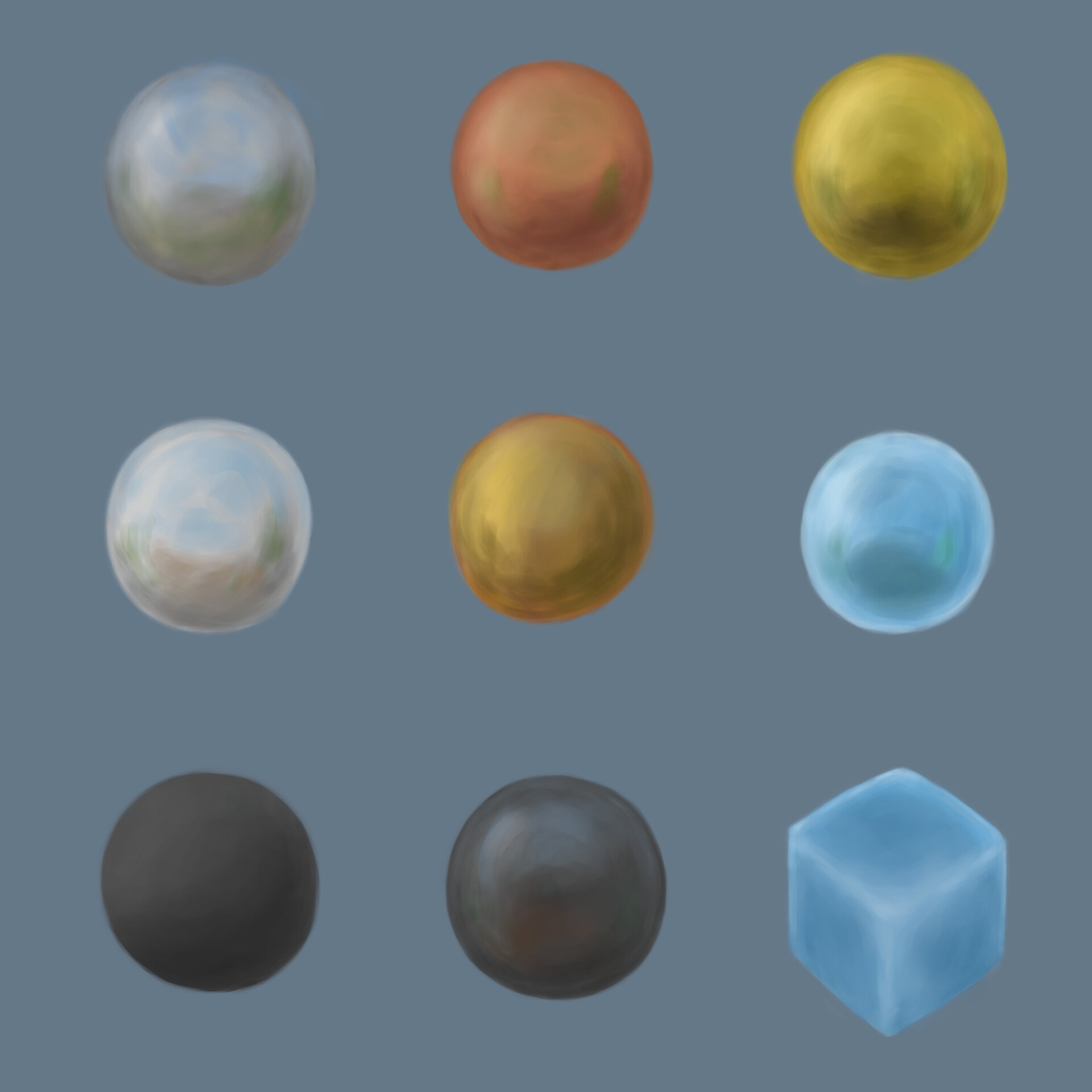 ArtStation - Material Practice - 2022-07-29