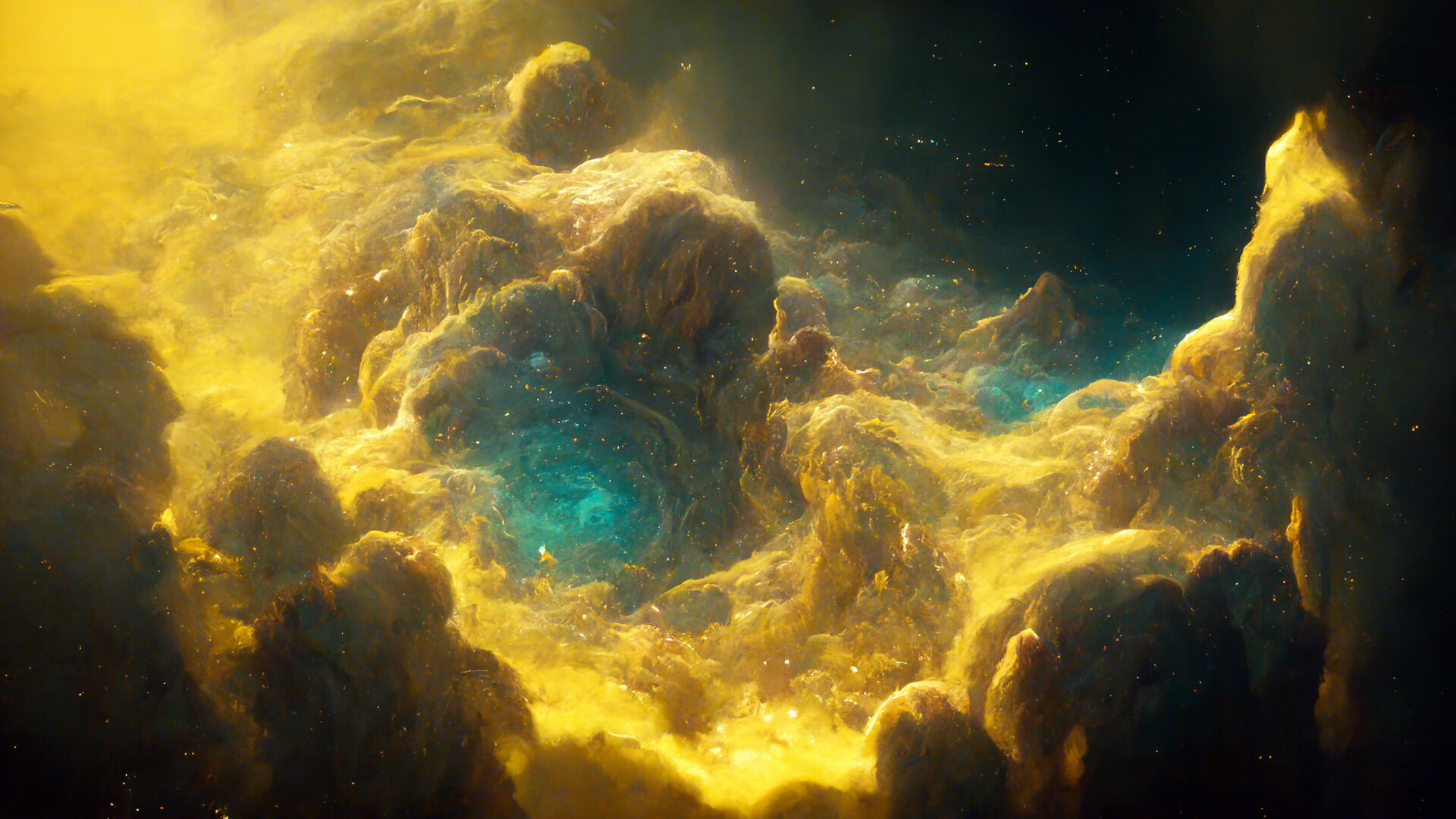 ArtStation - Yellow Nebula