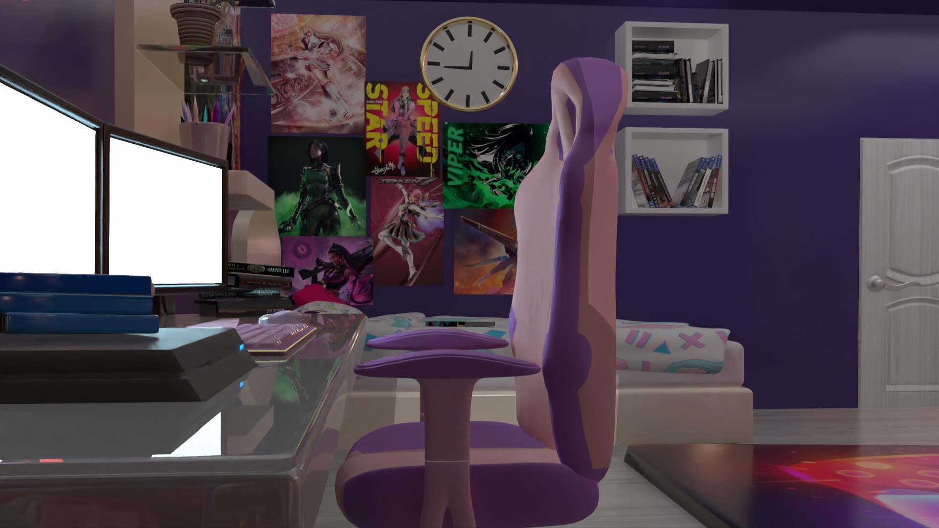 Krisha Jhal Enriquez - Gaming Girl Room