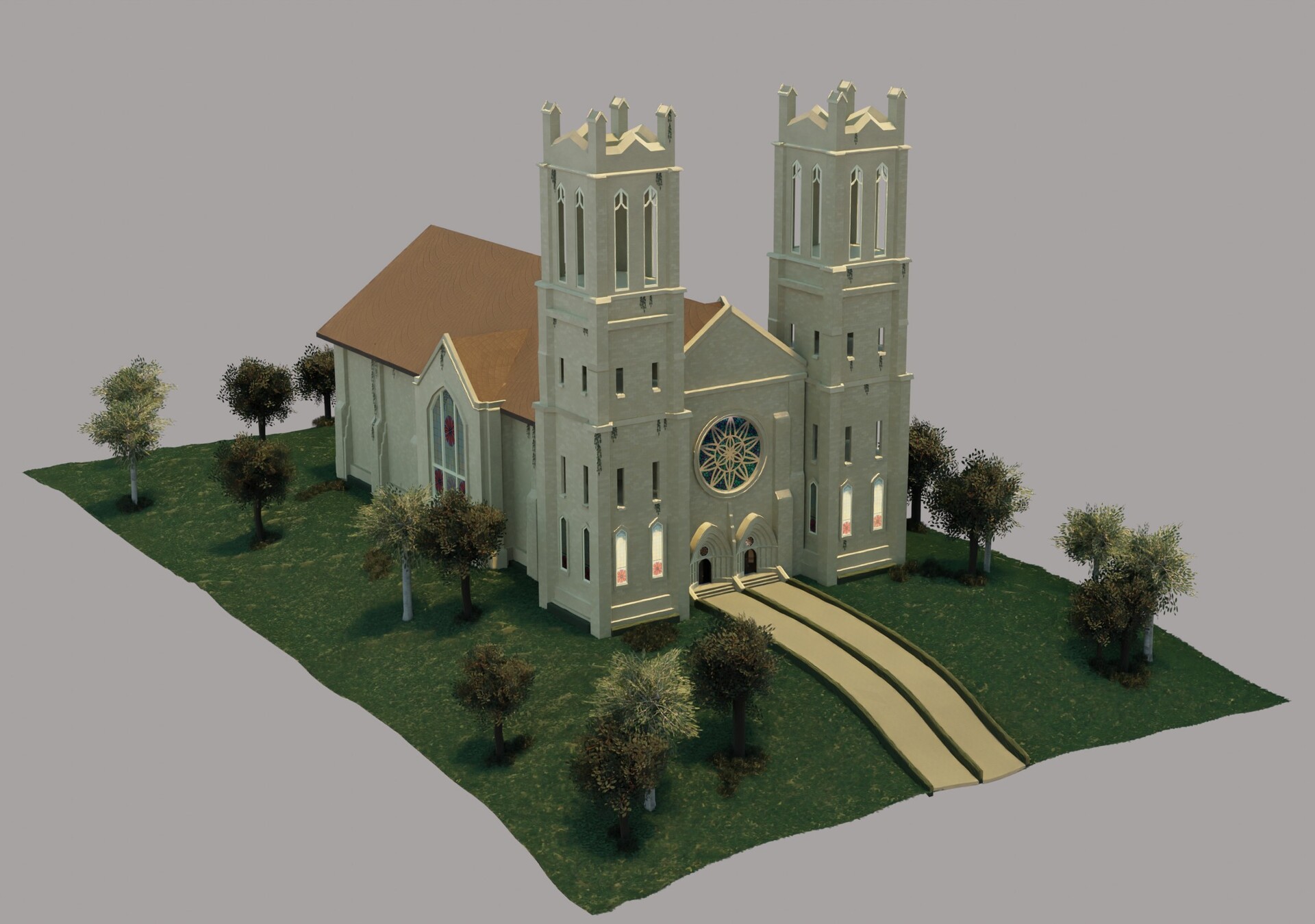 ArtStation - Cathedral Exterior & Interior