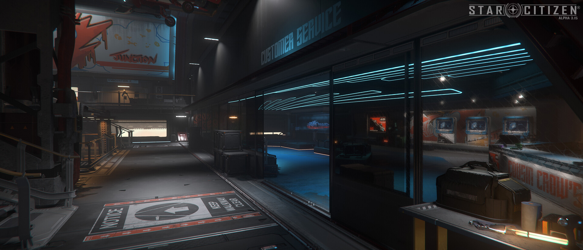 Kaj de Jong - Star Citizen: Cousin Crow's - Ship modshop & workplace