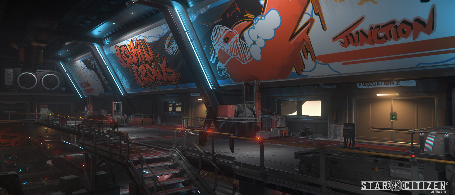 Kaj de Jong - Star Citizen: Cousin Crow's - Ship modshop & workplace
