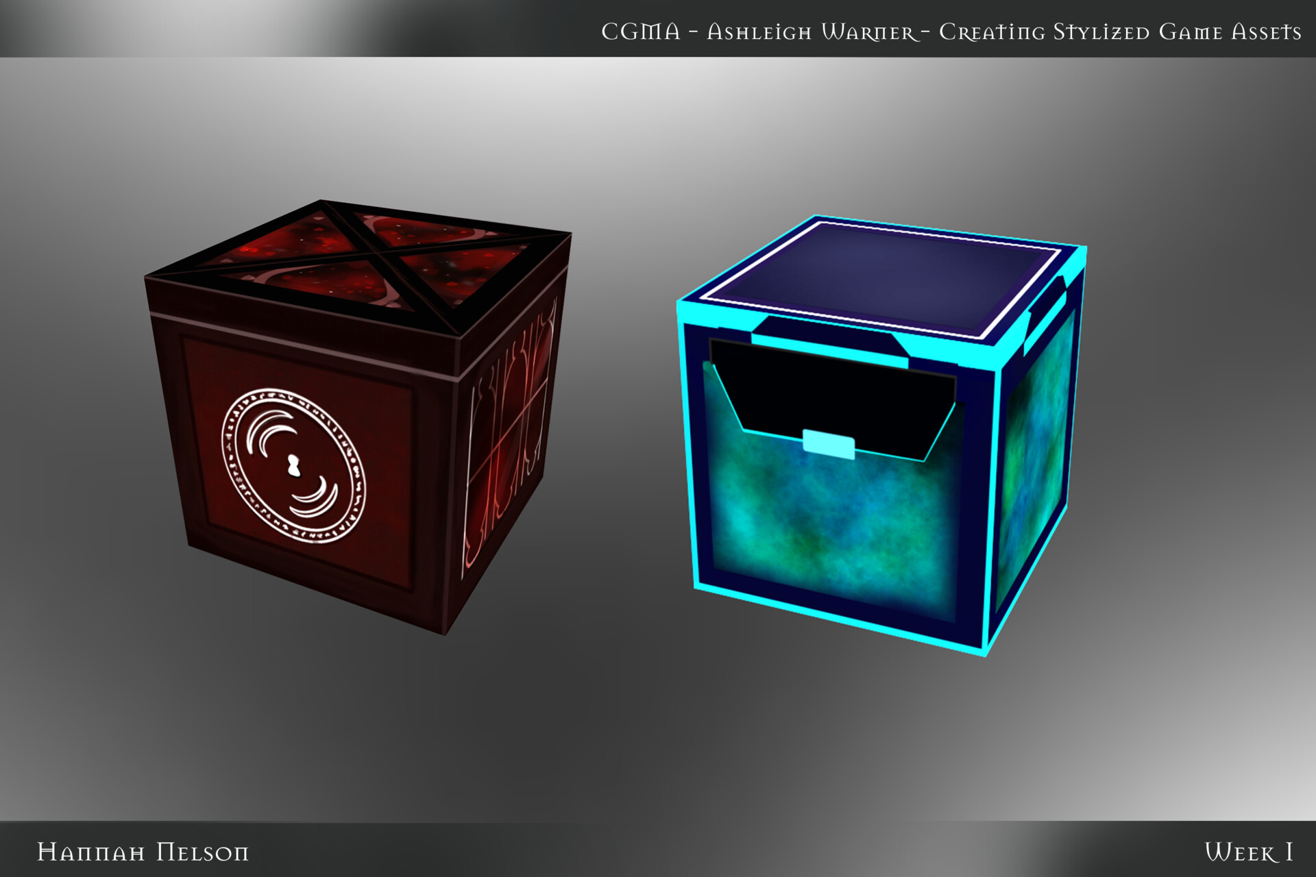 ArtStation - Blood Orb & Neon Clarity Treasure Chest Concept Design