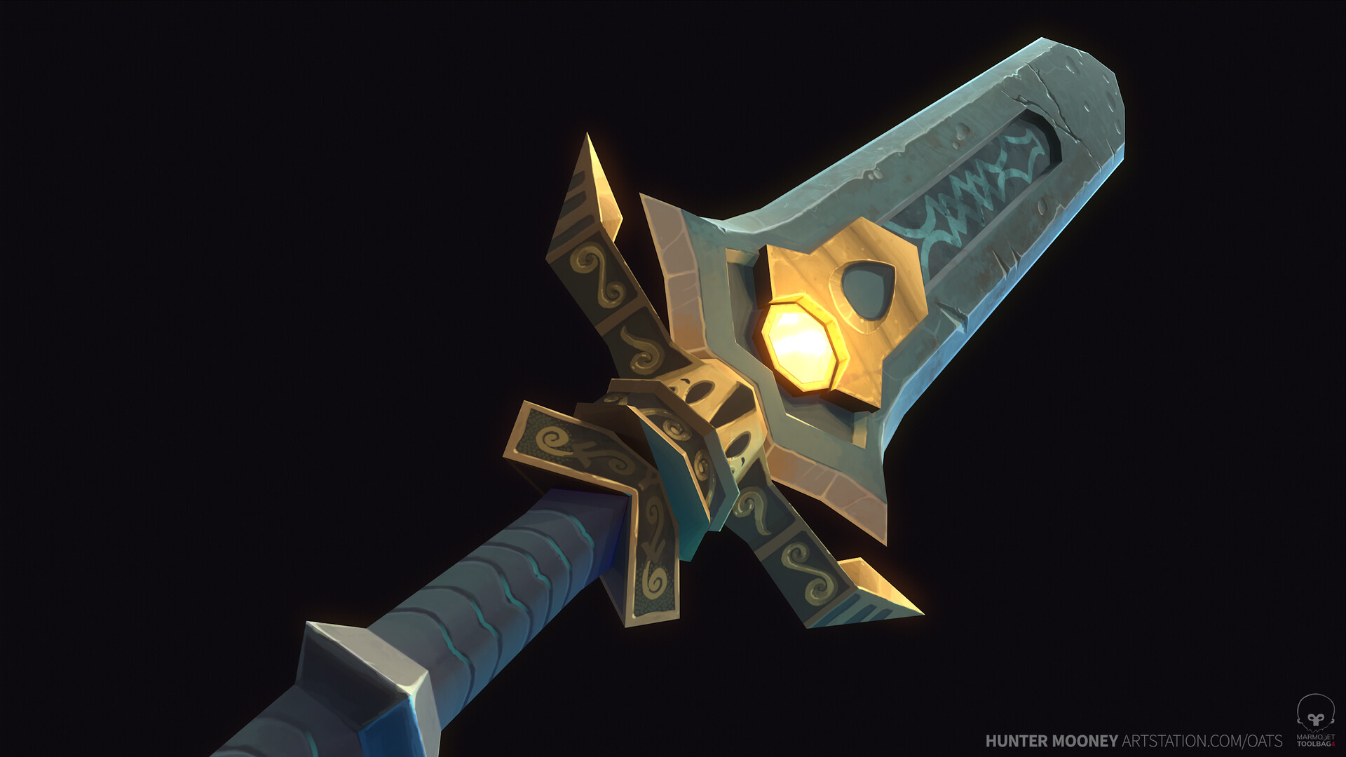 ArtStation - Hand Painted Sword