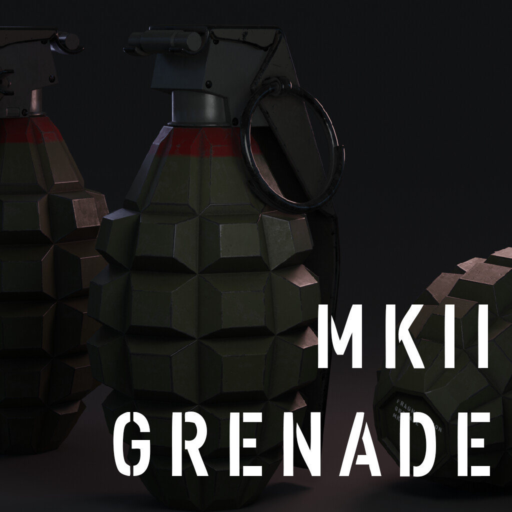 ArtStation - Fragmentation Grenade