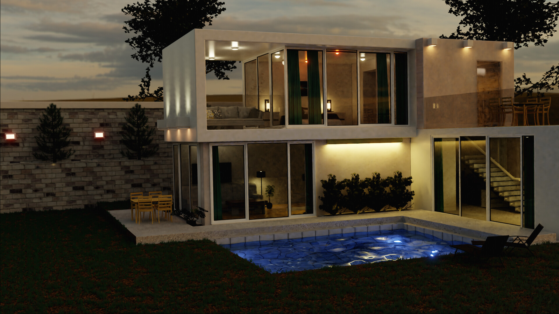 ArtStation - Modern 3D House