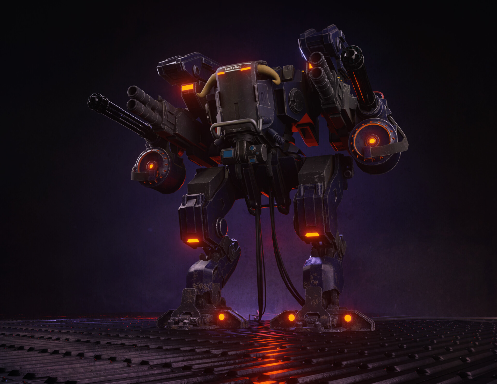ArtStation - Robo-Mechanism "Last shot"