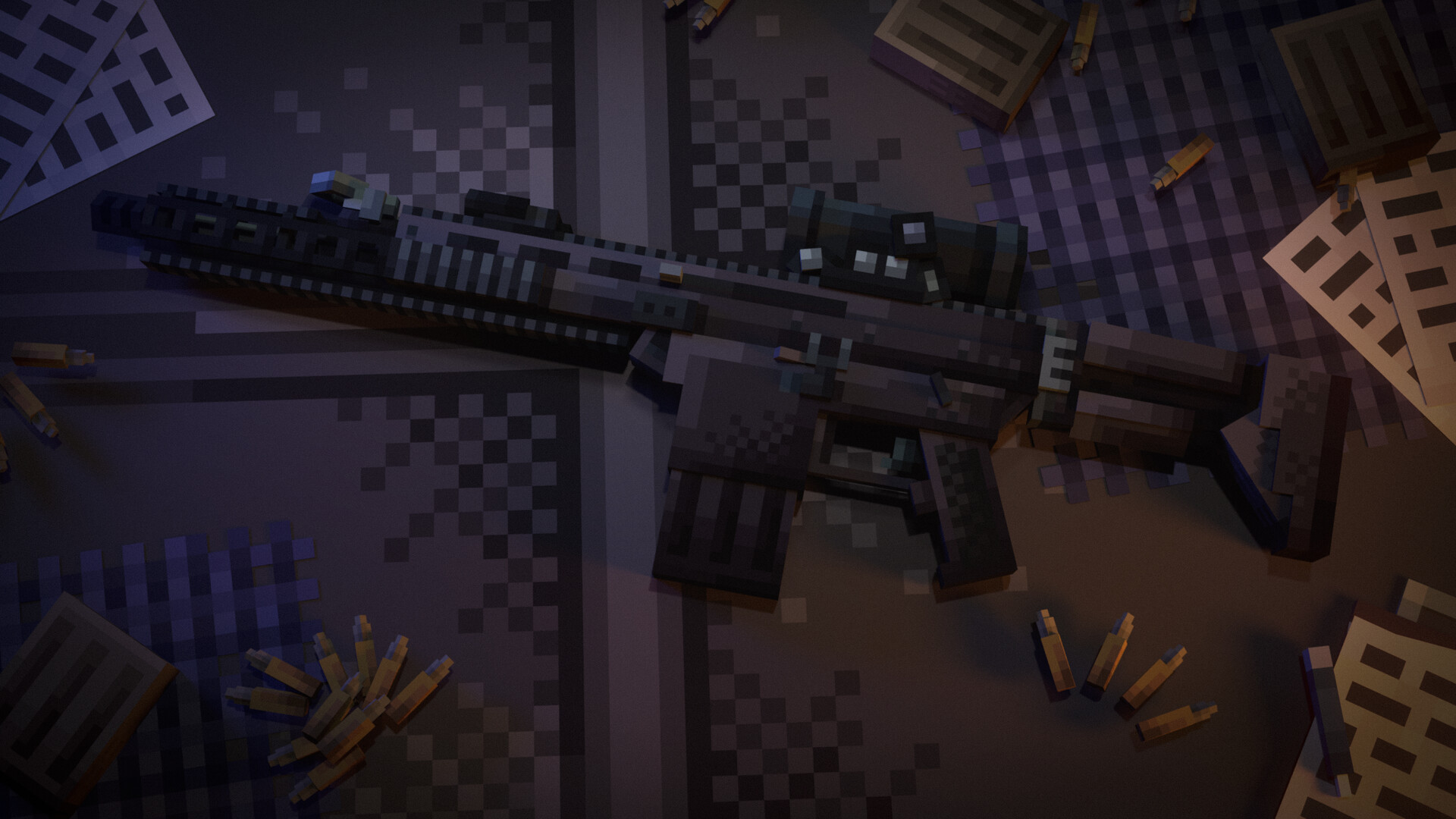 ArtStation - FN SCAR Black