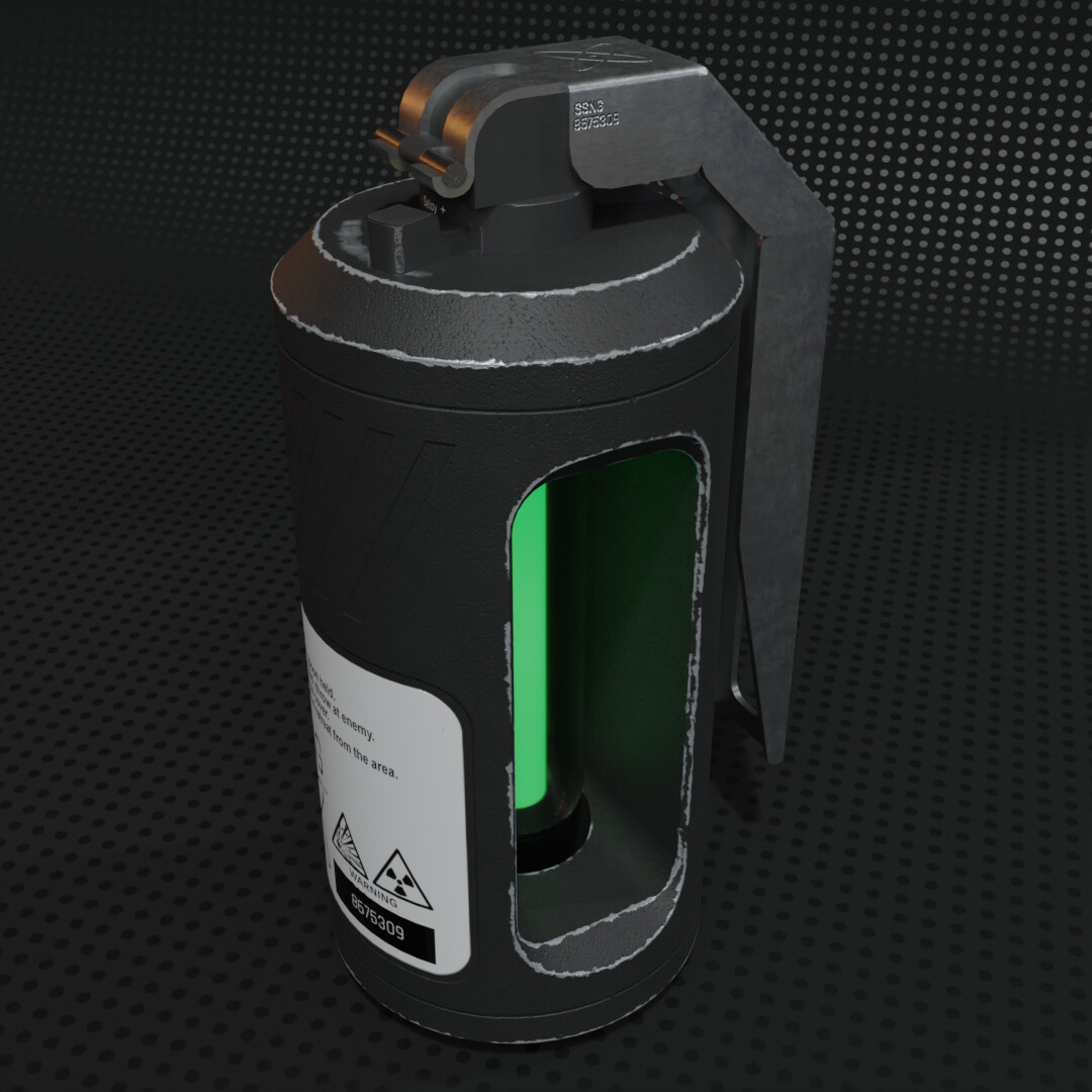 ArtStation - Small Scale Nuclear Grenade