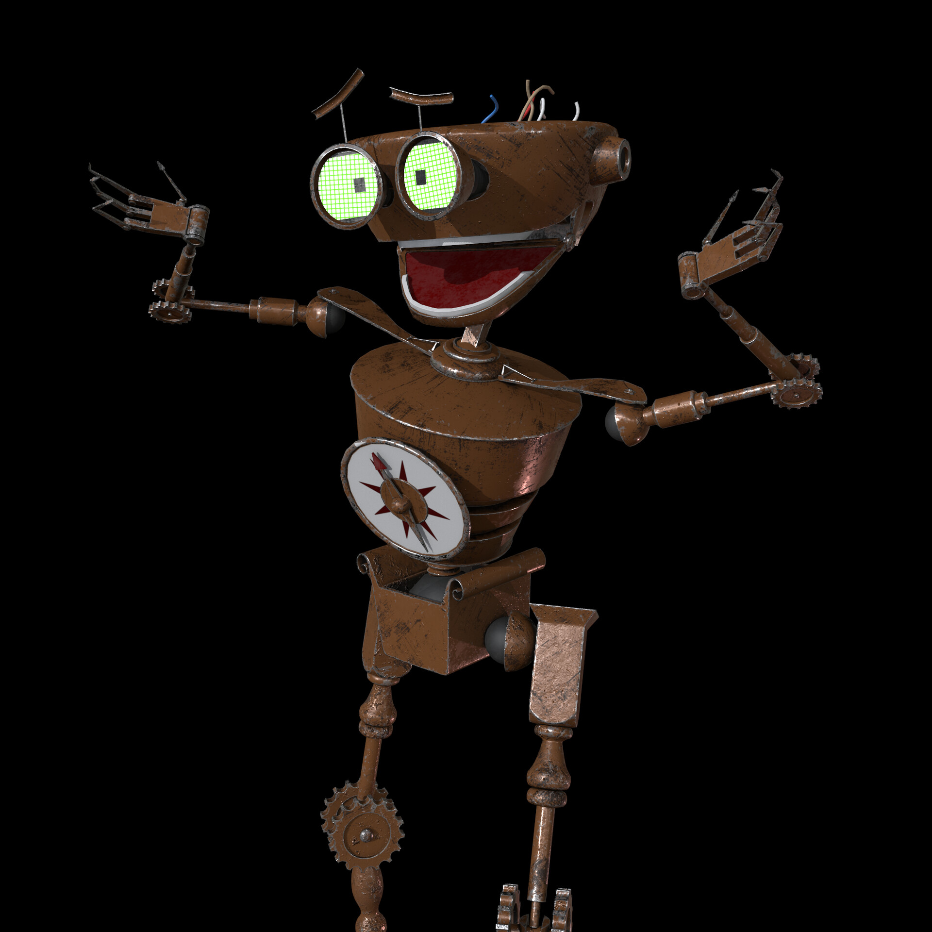 ArtStation - B.E.N. (Bio Electronic Navigator) from Treasure Planet