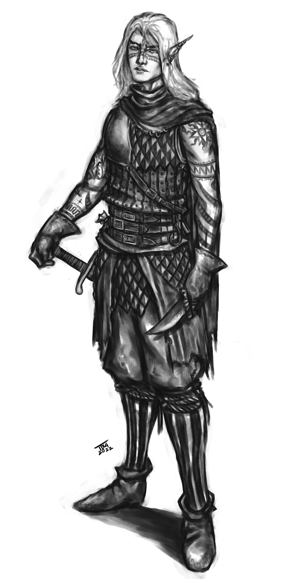 ArtStation - DnD Sketch | Gloom Stalker Ranger