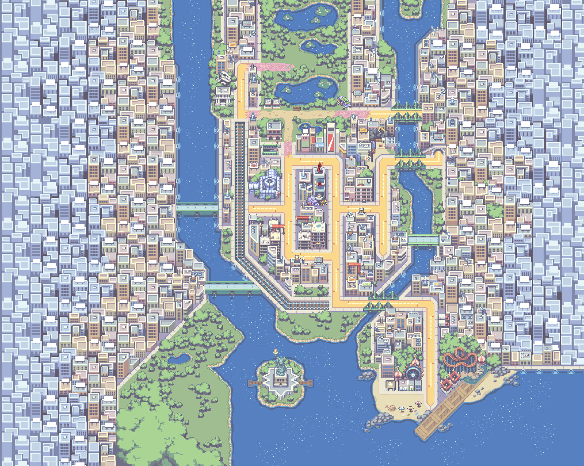 Juanito Medina - TMNT SHREDDER'S REVENGE - BG ART