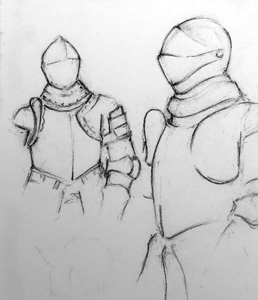 ArtStation - Knight Sketch