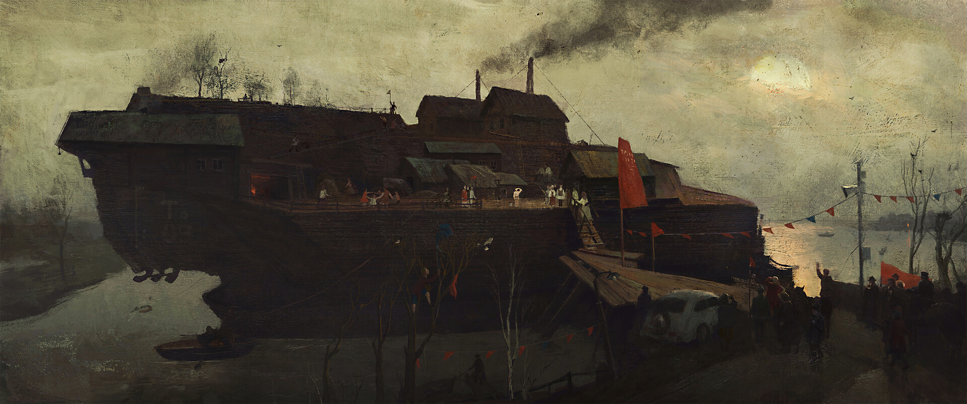 Shibala - Belyana (floating village)